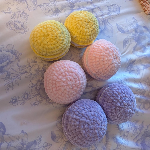 Macaron Crochet Pattern - Etsy