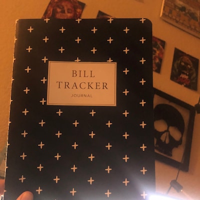 Bill Tracker Journal, Personal Planner, Budget Book, Gift for Him ...