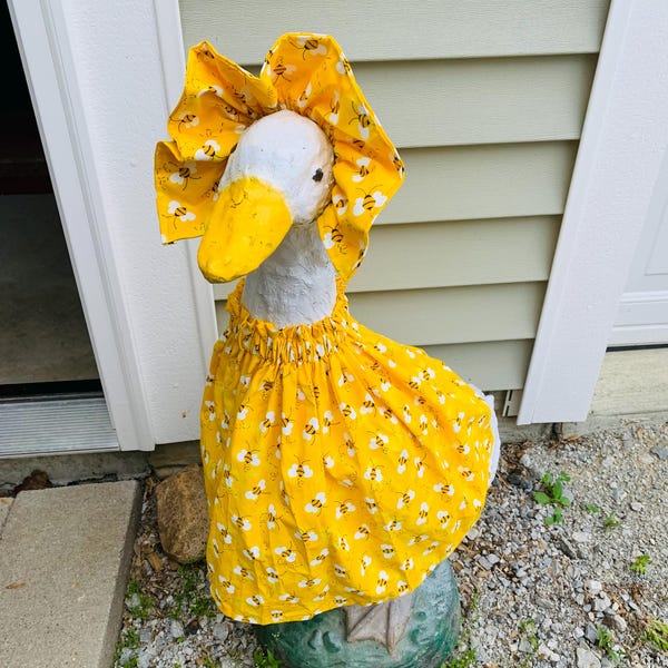 Lacy Yellow Bees With Lace. Goose Clothes - Etsy
