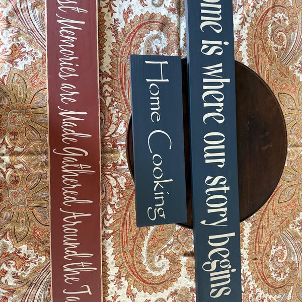 S 452 Wood, Handmade, Long Sign. "it's a Wonderful Life" Written in ...