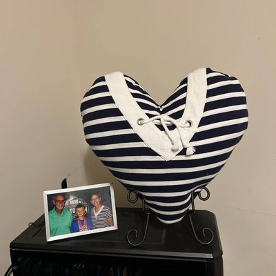 Heart Shaped Memory Pillow Made From a Loved Ones Shirt - Etsy