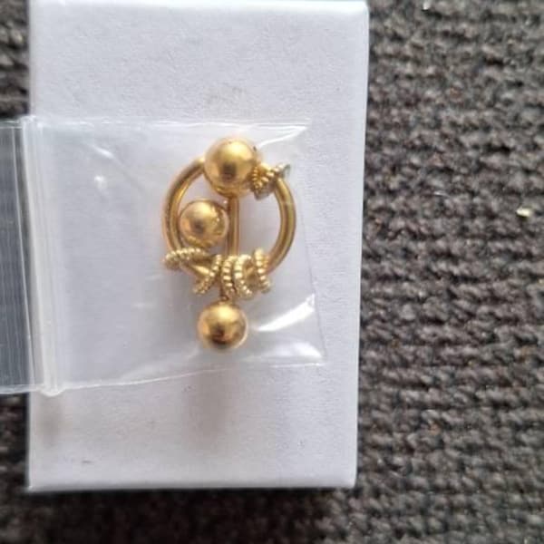 Clitoral Clitorial Clit Hood Bar VCH Vertical Stainless Steel Double ...