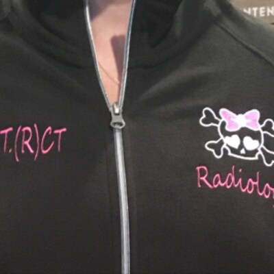 Rad Tech X-ray Fleece Jacket, Radiology Technologist, X-ray Tech ...