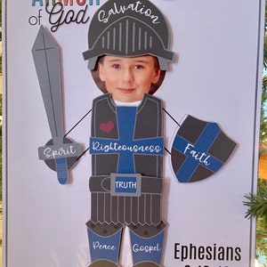 Armor of God Printable Activity, Bible Lesson, Ephesians, Sword of the ...