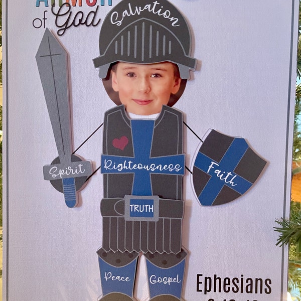 Armor of God Printable Activity, Bible Lesson, Ephesians, Sword of the ...
