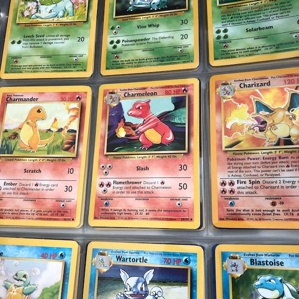 20 HOLOS Complete Set ALL 151 / 150 Original Pokemon Cards- Base ...