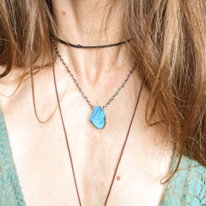 Real Blue Morpho Butterfly Wing Necklace Large Crystal Pendant Insect ...