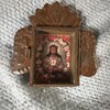 Rustic Mexican Tin Nicho Mano Poderosa Powerful Hand Wall Hanging Folk ...