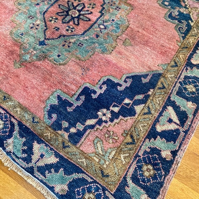 Vintage Rug Small Carpet Turkish Rug Antique Carpet 32x32 - Etsy