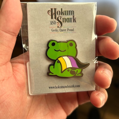 Maybe but Probably Not Gray Ace Demi Pride Enamel Pin in Demisexual ...