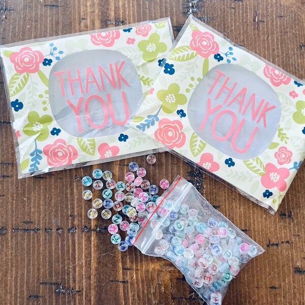 7mm Glitter Alphabet Beads, Acrylic Letter Beads, Word Beads, Glitter ...