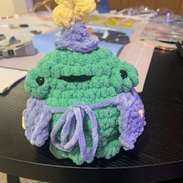 Wizard Frog Crochet Pattern / Magic Frog Crochet / US PDF Pattern ...