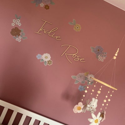 TURNS ONE Birthday Party Wooden Extra Large Sign in CALLIGRAPHY Font ...