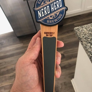 Custom Beer Tap Handle-banner Edition Personalized Kegerator - Etsy