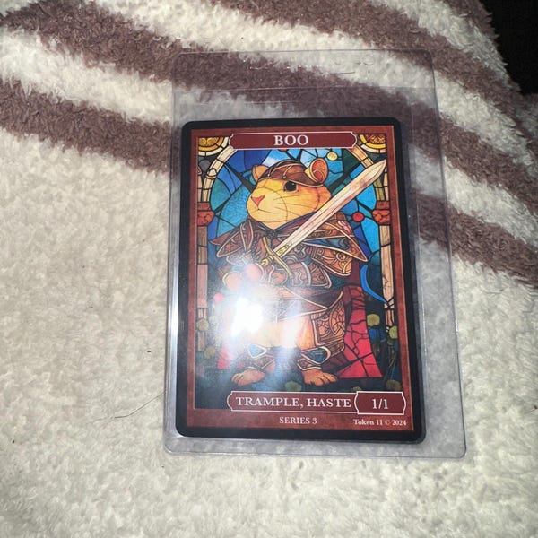 Goblin 2/1 Haste Token Series 2 of Givememana's Tokens Magic the ...