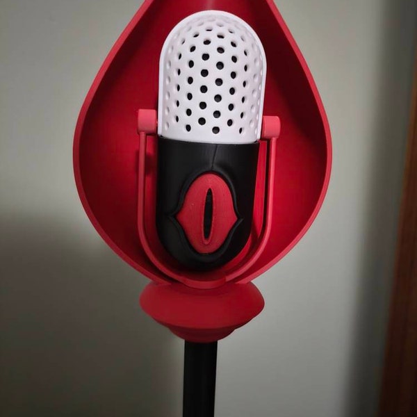 Alastor Extendable Radio Mic (full Color) - Etsy