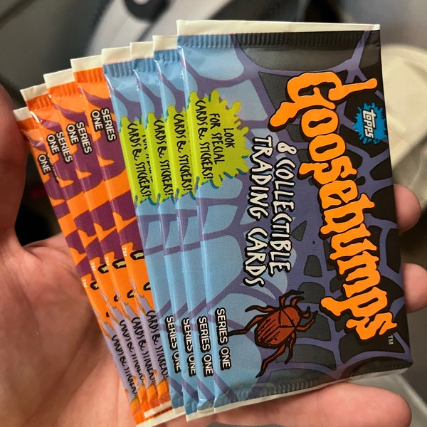 Vintage Goosebumps Pack of Cards Horror Goose Bumps Book Series One ...