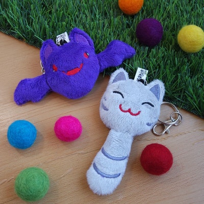 ITH DIGITAL PATTERN Virtual Pet Plushie Keychains in the Hoop Machine ...