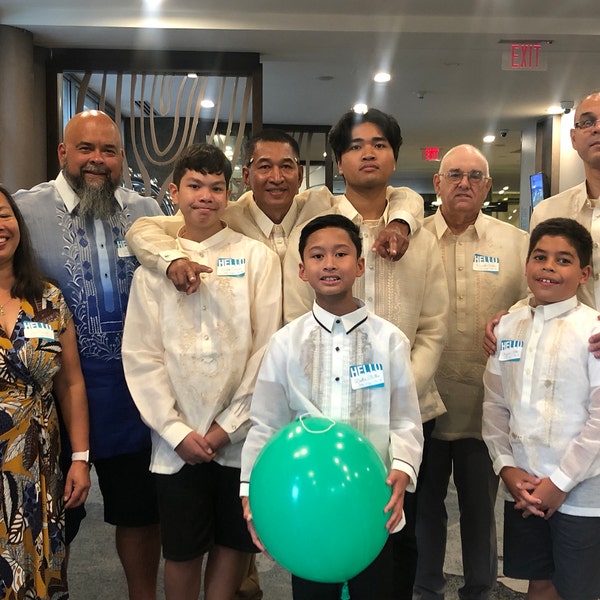 BARONG TAGALOG Filipino National Costume Filipiniana Made in Lumban ...