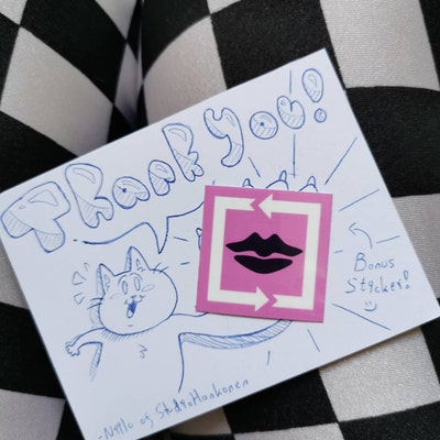 Ermes Costello kiss Vinyl Stickers - Etsy