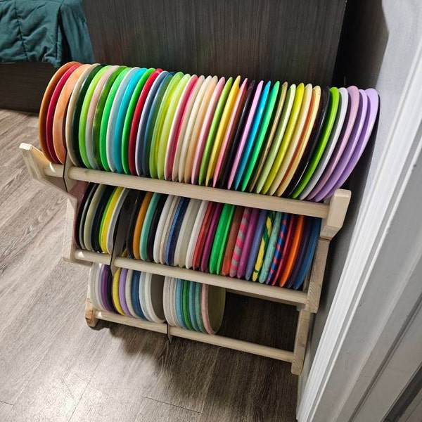 Disc Golf Storage Rack - 2X Rack - Stores 105 Discs - Etsy