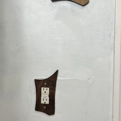 Arbor Walnut Wood Light Switch Covers Mid Century Modern Wall Plate MCM ...