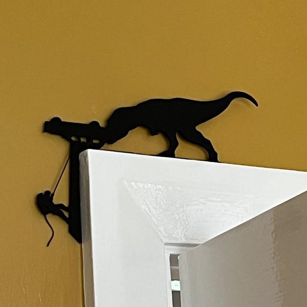 Jurassic Park T-rex Escape Corner Mural - Etsy