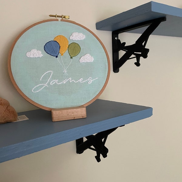 Embroidery Hoop Stand, Beechwood Embroidery Hoop Display, Wooden Hoop ...