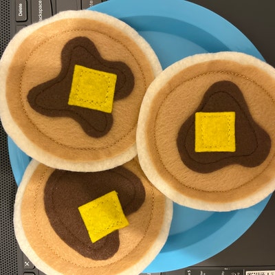 Felt Food Play Pancake, Pretend Play Food, Breakfast, Toy Kitchen Foods ...