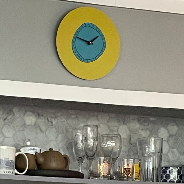 Eye Clock. Digital Image of Eye. Clock for Eye Doctor's Office. Clock ...