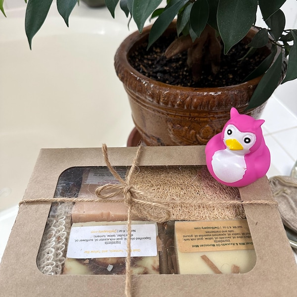 Handmade Natural Soap 6-bar Gift Box - Etsy