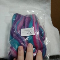Rainbow Tweed Roving - Etsy Canada