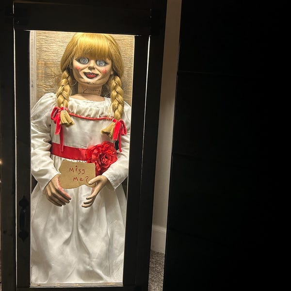 The Conjuring, Annabelle Style 40 Inch Wooden Containment Cabinet - Etsy