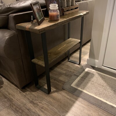 Entryway Table Console With Distressed Wood, Entryway Table, Entryway ...