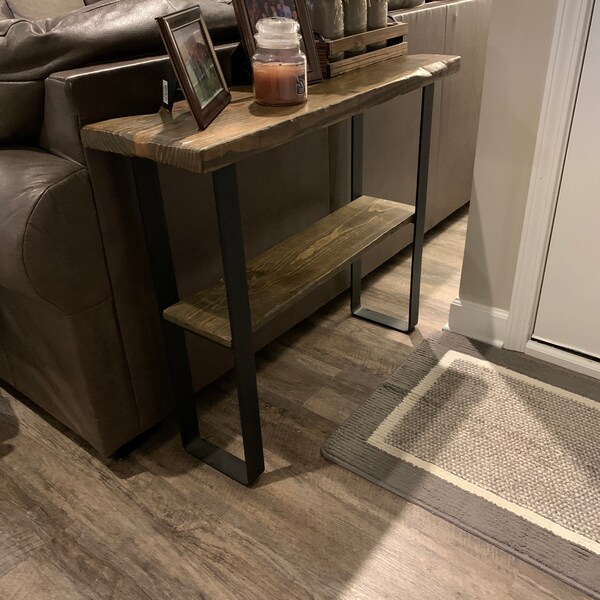 Entryway Table Console With Distressed Wood, Entryway Table, Entryway ...