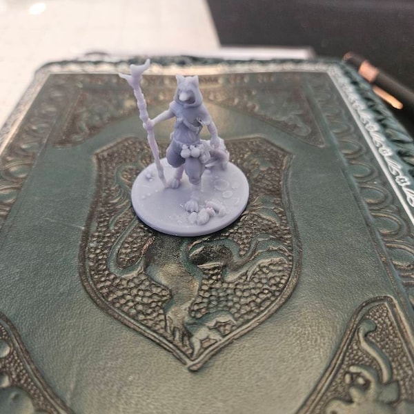 Scythe Warlock - Female Elf Witch - Necromancer Woman - Dnd Mini - Etsy