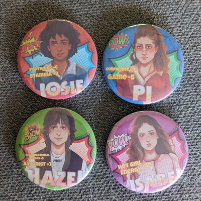 Bottoms Movie 2023 Hazel, PJ, Josie and Isabel Art Print - Etsy