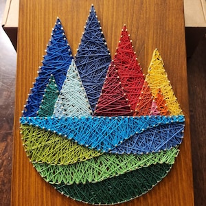 Sunflower DIY String Art Pattern String Art Template Printable Spring ...