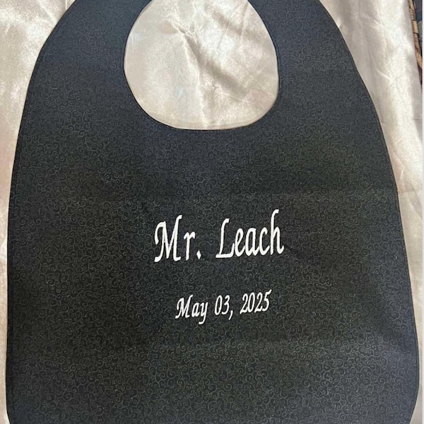 Wedding Reception Bibs for the Bride and Groom - Etsy