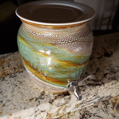 2 Gallon Ceramic Kombucha Crock Made to Order - Etsy