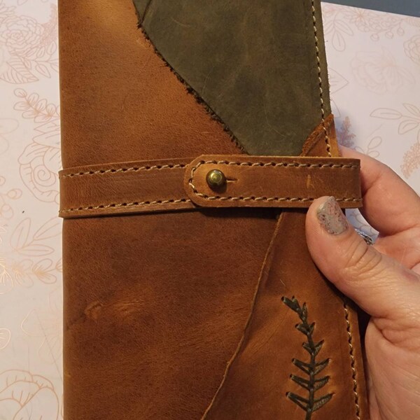 READY TO SHIP Leather Journal Sleeve Leather Planner Cover Planner ...