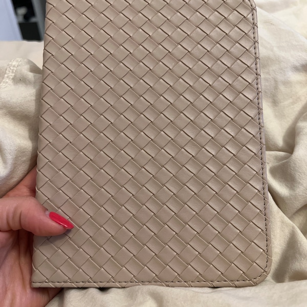 Woven Beige Leather iPad Case | Boho Chic Cover for iPad Pro/air | iPad ...