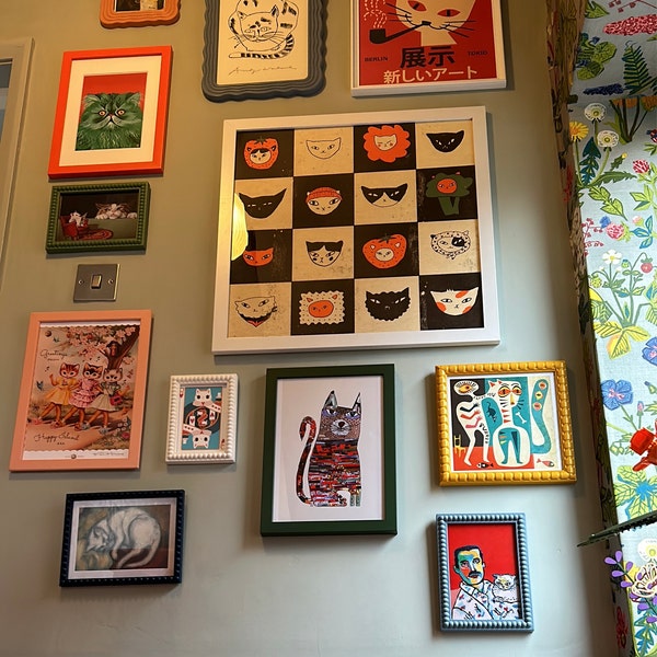 A2 A3 A4 A5 A6 Orange Picture Frames With Mounts, Orange Décor, Thin ...