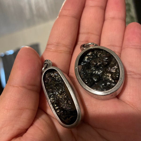 Tektite Natural Smooth Surface Black Meteorite Thai Space Rock Rough ...