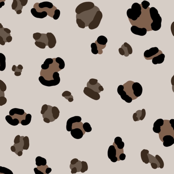Leopard Print Desktop Wallpaper | Animal Print Design | Minimal Laptop ...