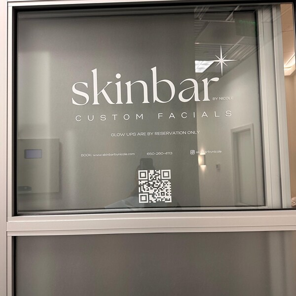 Business Sign - Window Decal - Window Decal for Business - Door Decal ...