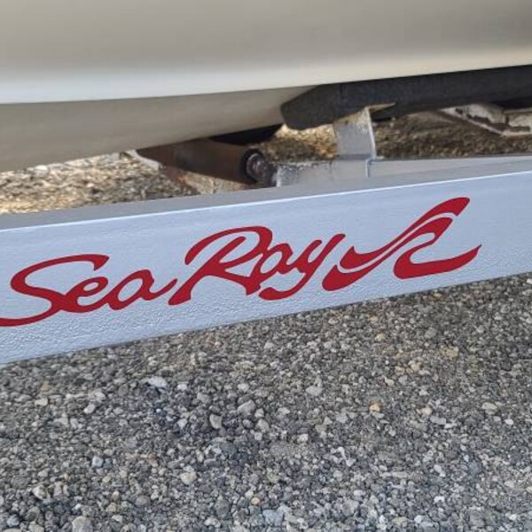 EZ Loader Vintage Boat Trailer Decals Die-cut Vinyl 14" 2-pak Black ...