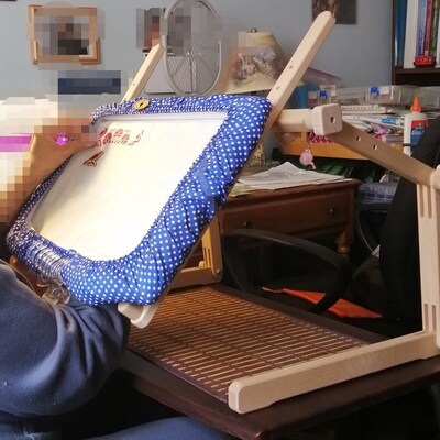 Needlework Table and Lap Hands-free Stand Made of Organic Beech Wood ...