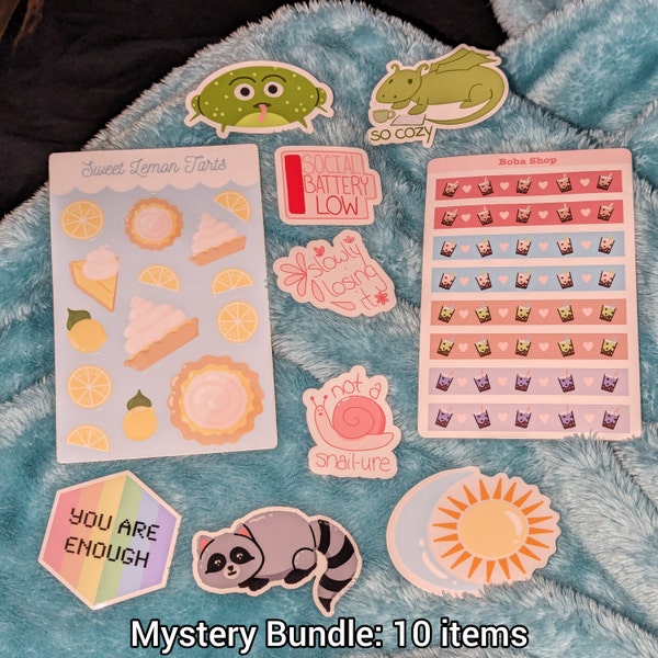 At the Pond Sticker Sheet | Blue Green and Pink Frog Froggy Lilypad ...