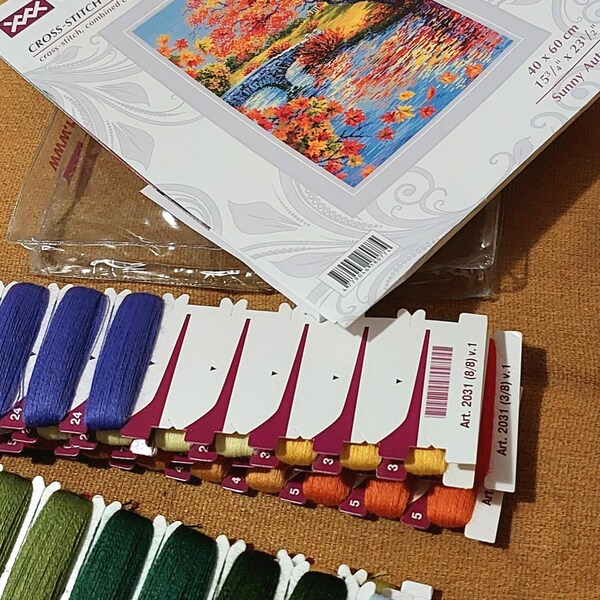 RIOLIS Counted Cross Stitch Kit 2250 Birds on the Branch, Embroidery ...